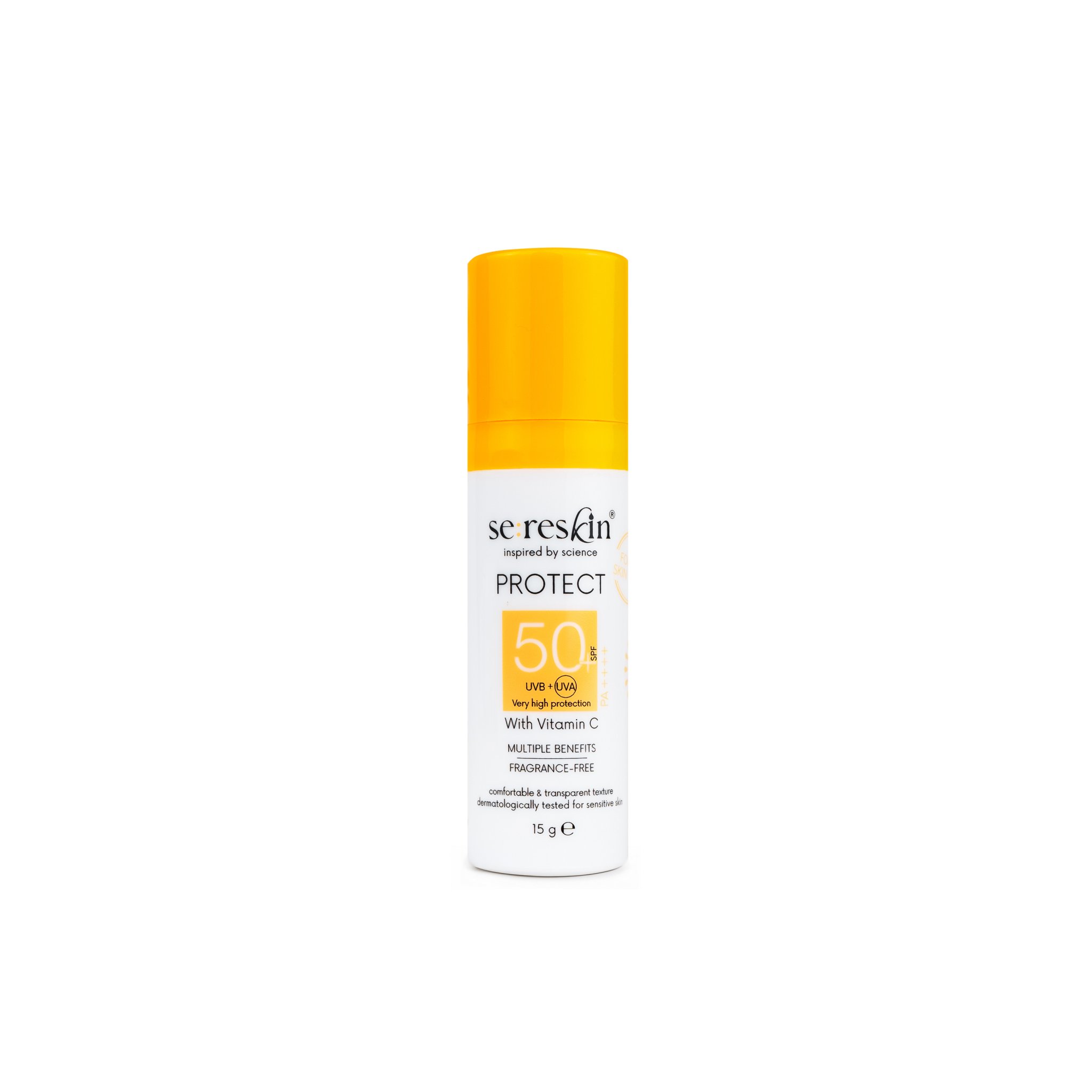 Mini crema cu SPF50+ si Vitamina C Protect, 15g, Se:Reskin - BewellStore